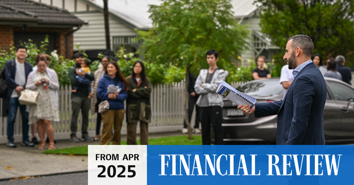 Property market: Auction clearance rates at lowest level since 2024 as ...