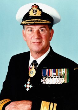 'Dad was like a lighthouse': Vice-Admiral given hero's farewell