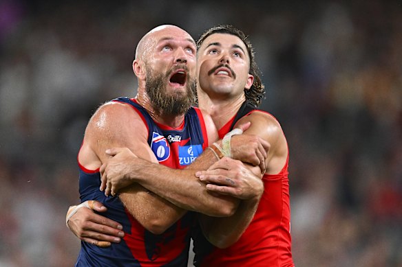 AFL Gather Round Super Saturday LIVE: Pressure keeps piling on Goodwin as baby Bombers keep Dees ...
