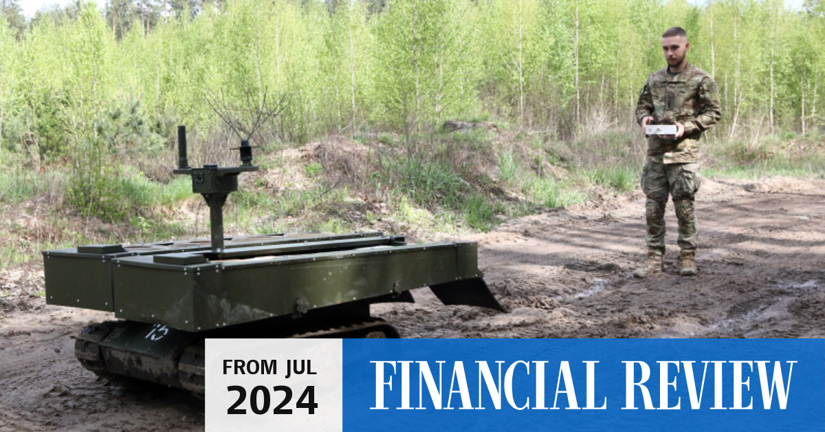 Russia war: Ukraine goes all-in on ground robots