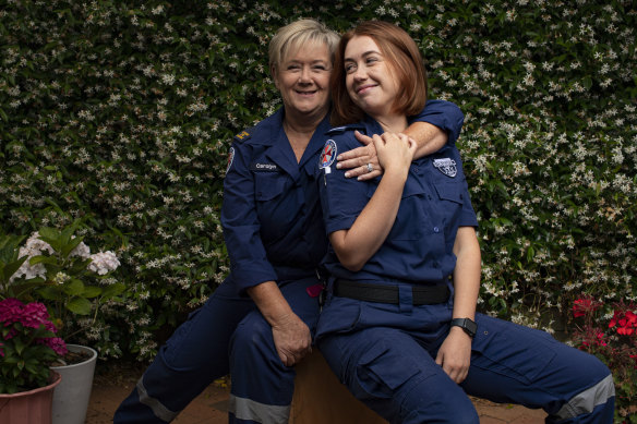 Imogen used to dress up in her mum’s paramedic gear. Now she has her own