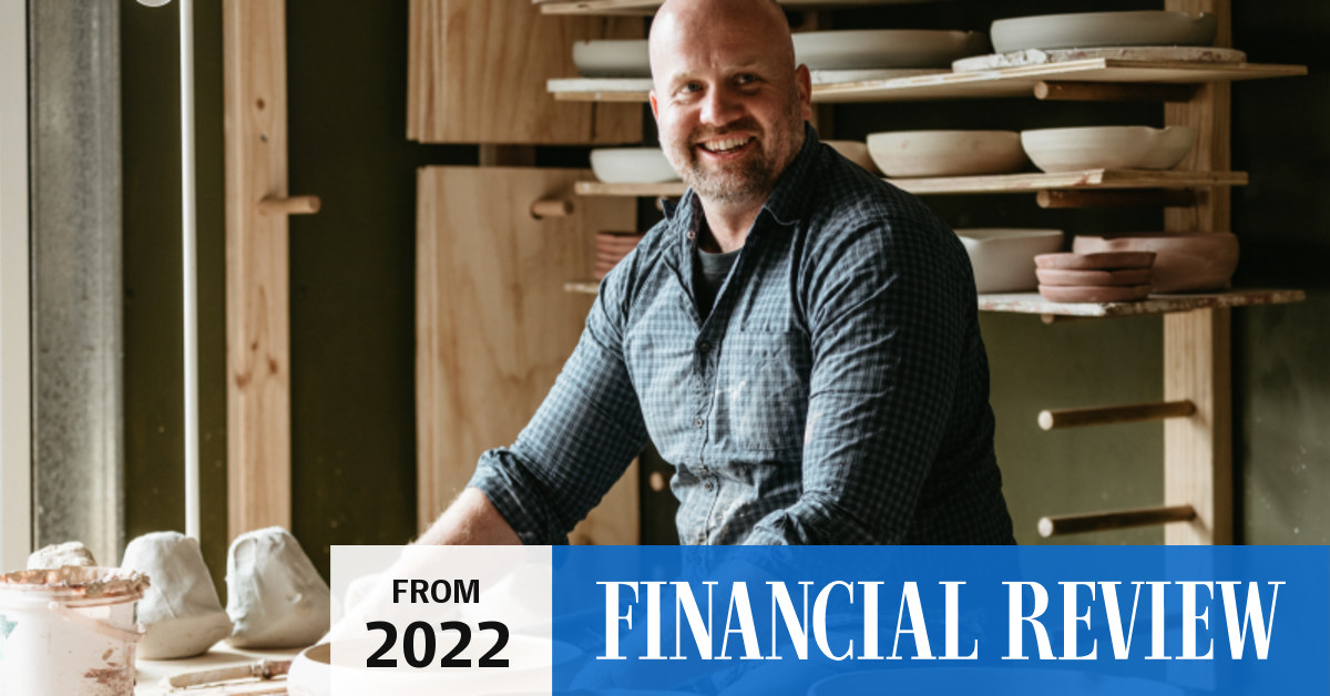 Victorian potter Sam Gordon’s bespoke plates are in demand in New York