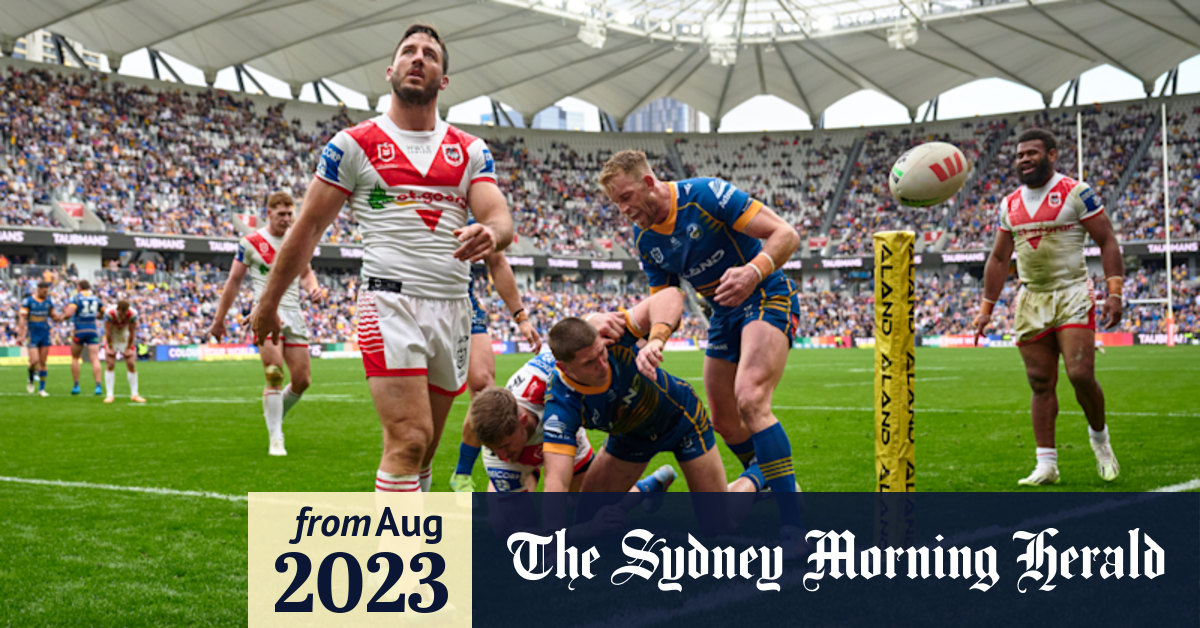 NRL 2023: Parramatta Eels beat St George Illawarra Dragons despite ...