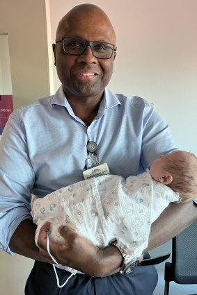 ‘The biggest I’ve seen’: How Brisbane baby defied her deadly tumour