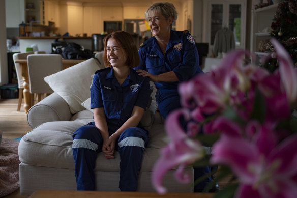 Imogen used to dress up in her mum’s paramedic gear. Now she has her own