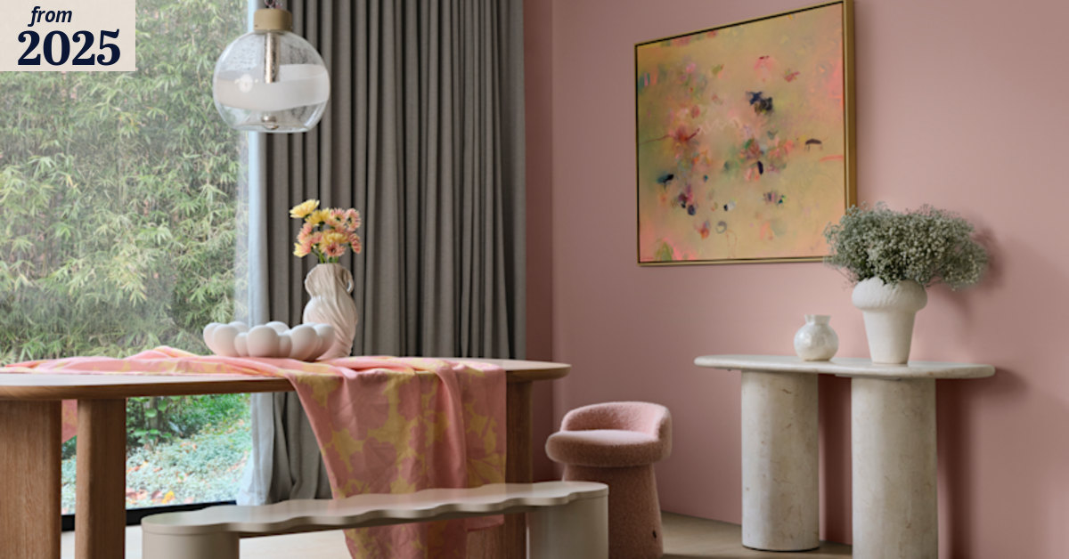Pinks are back in fashion for interior design