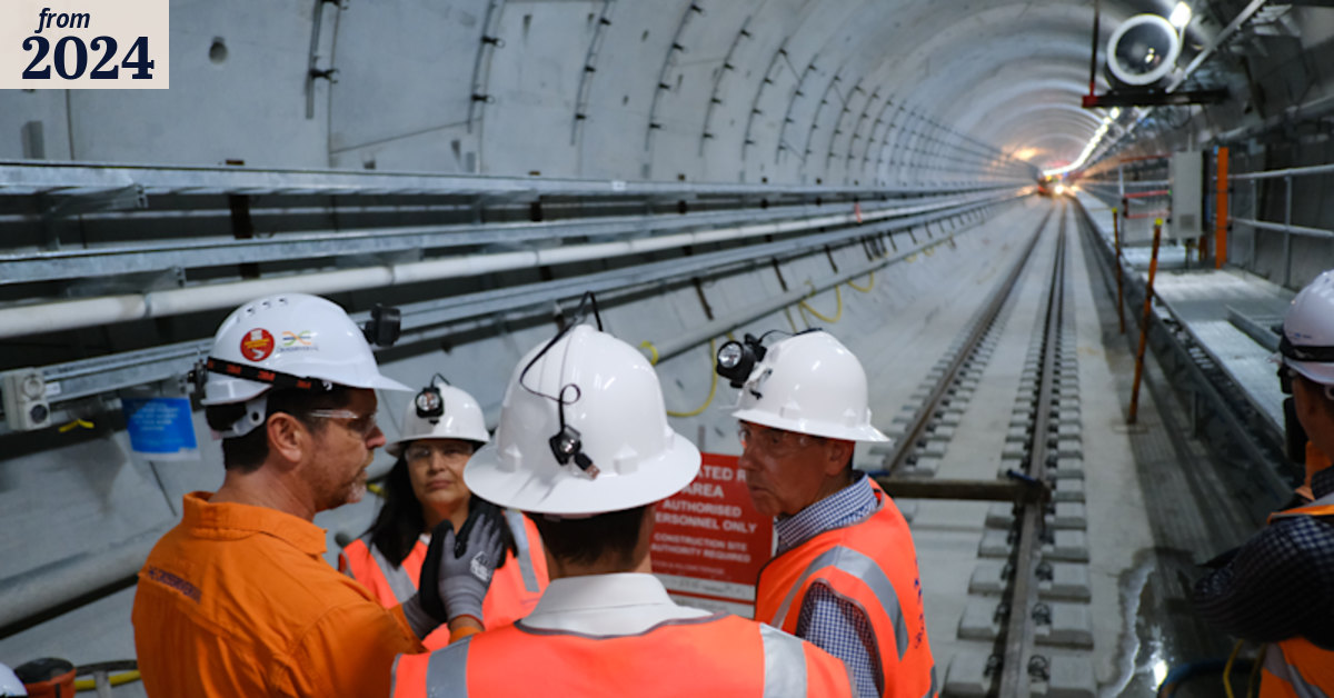 Fresh peek at platform prepped for new CBD station