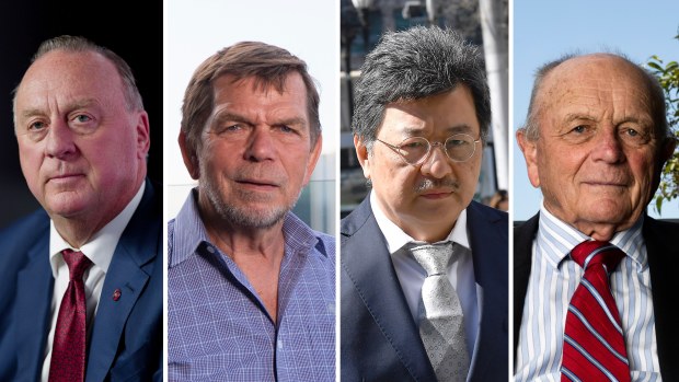 Gerry Harvey and Chris Ellison are two of just four execs to retain ...