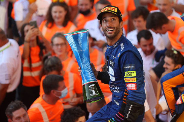 Ricciardo wins at Monza in McLaren one-two finish