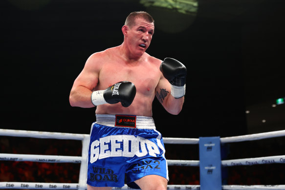 Paul Gallen fight LIVE updates Justin Hodges, Ben Hannant results, time ...
