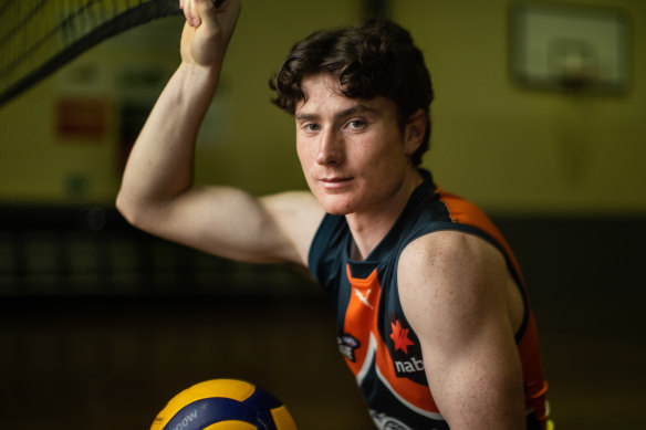 AFL Draft 2023: Former volleyballer jumps like Jeremy Howe. Will he ...