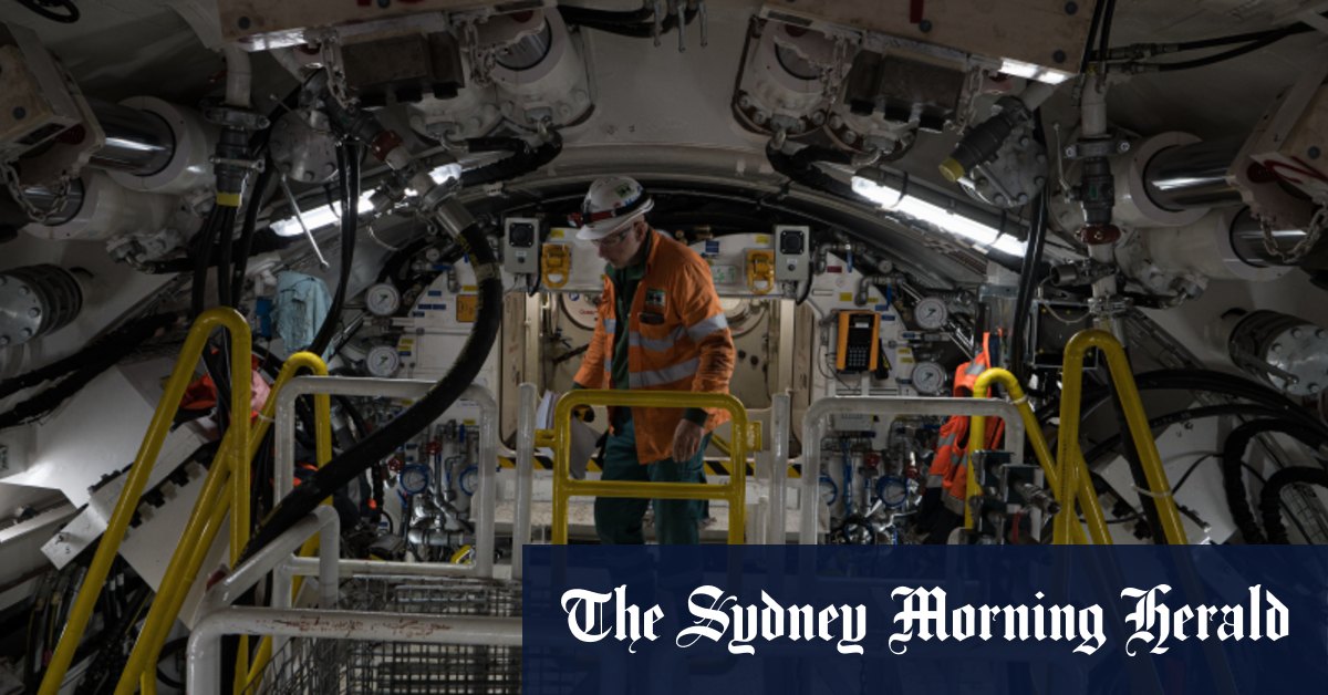 Inside the giant worm set to carve out a second rail line under Sydney ...