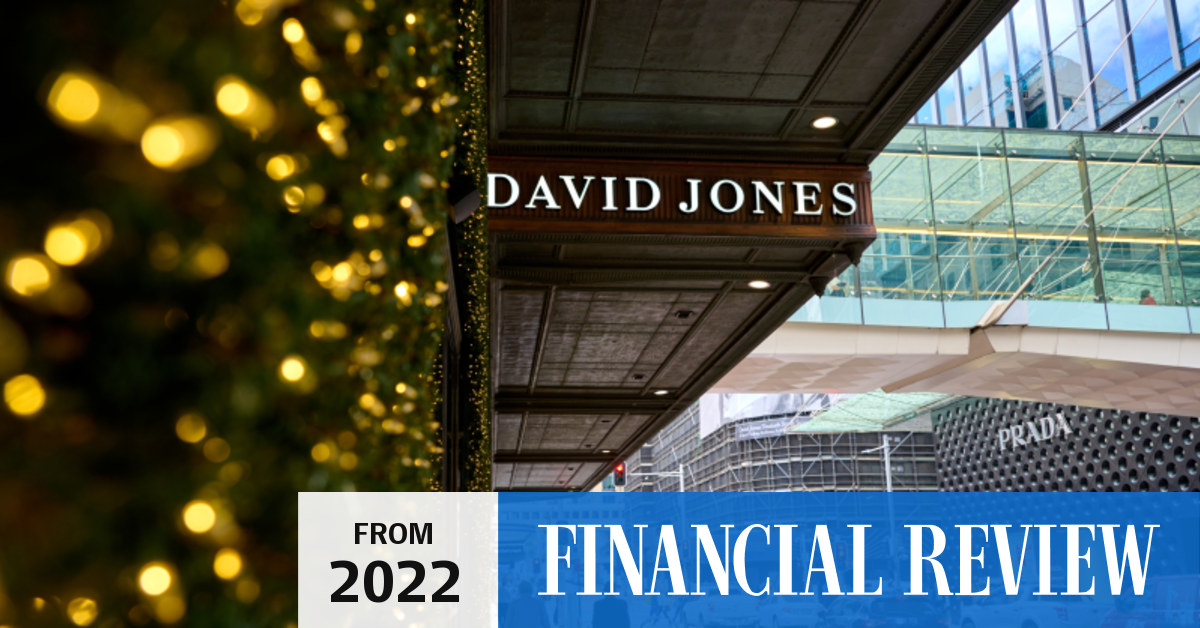 David Jones’ Scott Fyfe upbeat despite sliding store sales and profits