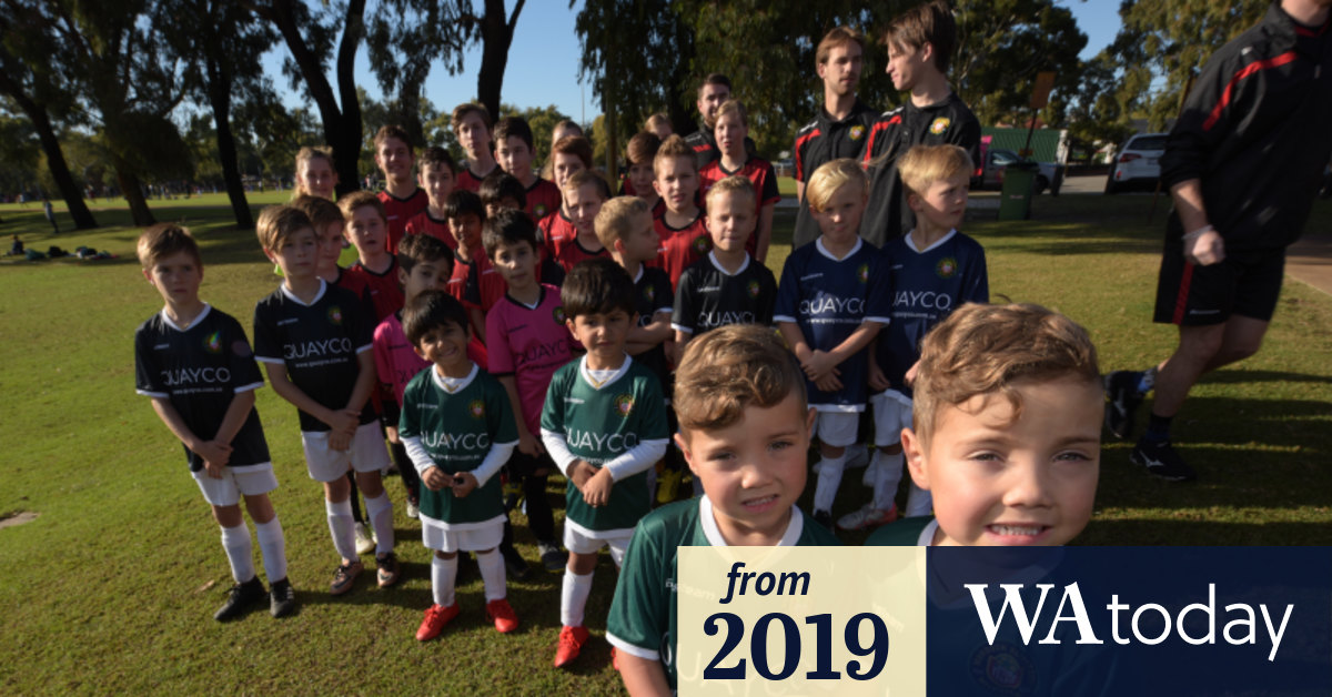 A game of two halves: Perth soccer club scores 21 sets of twins