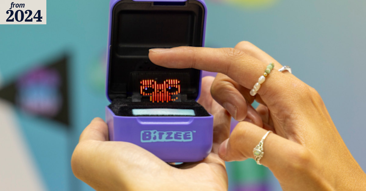 Pocket-sized interactive pet Bitzee fetches Toy of the Year