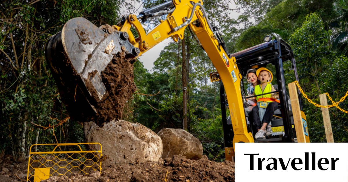 Kids driving diggers? Australia’s newest theme park is mind-blowing