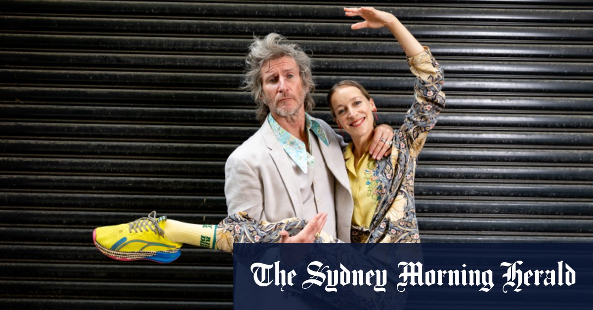 Two of us: You Am I’s frontman Tim Rogers and Alice Topp