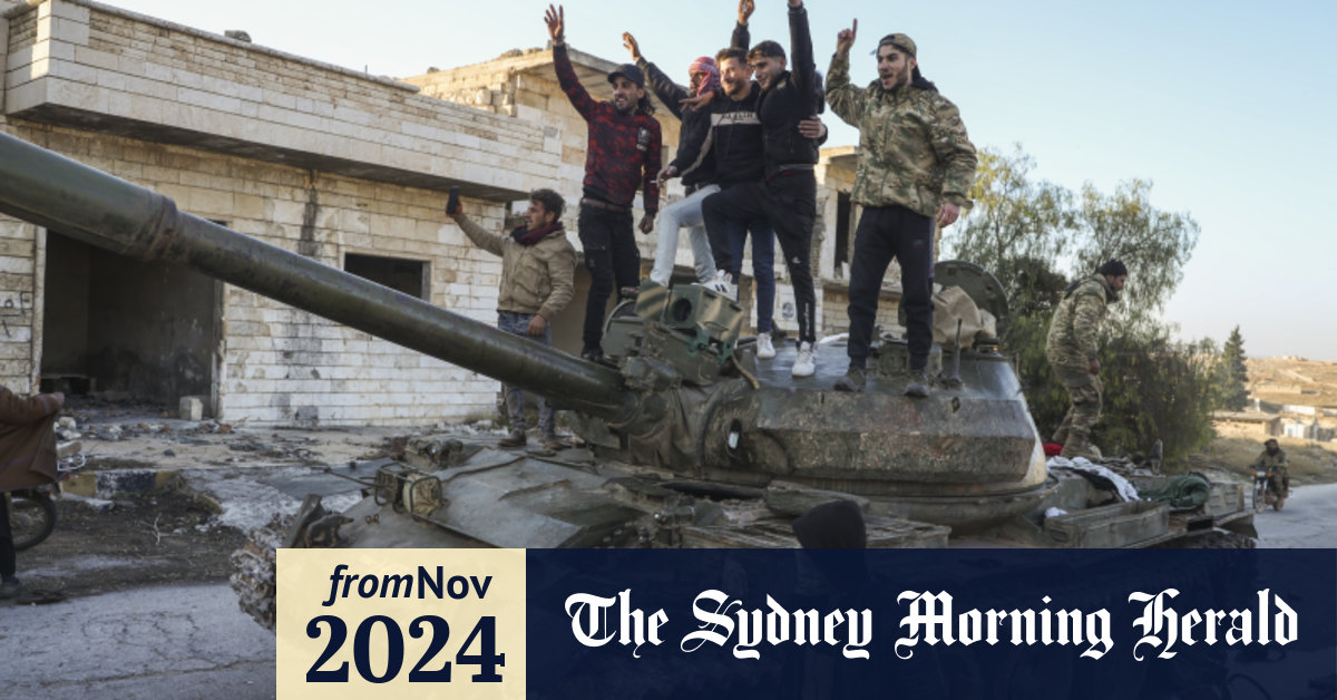 Syrian conflict: Rebels sweep into Aleppo, Russia conducts strikes in ...