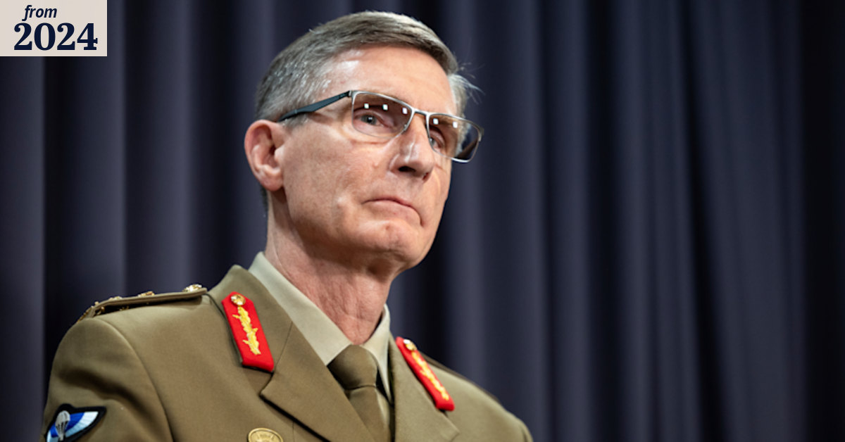 ADF chief rejects China spying claim after helicopter flare incident