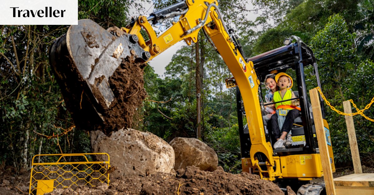 Kids driving diggers? Australia’s newest theme park is mind-blowing