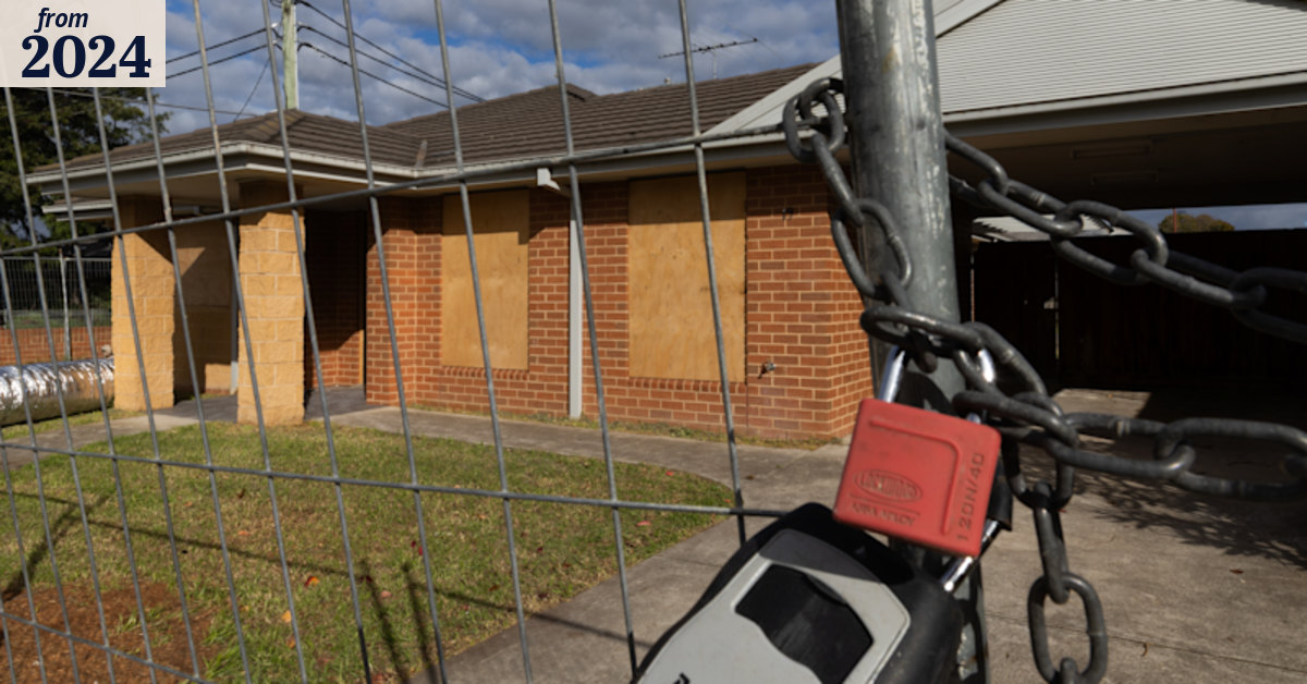 Melbourne housing crisis: In Braybrook, empty public housing properties ...