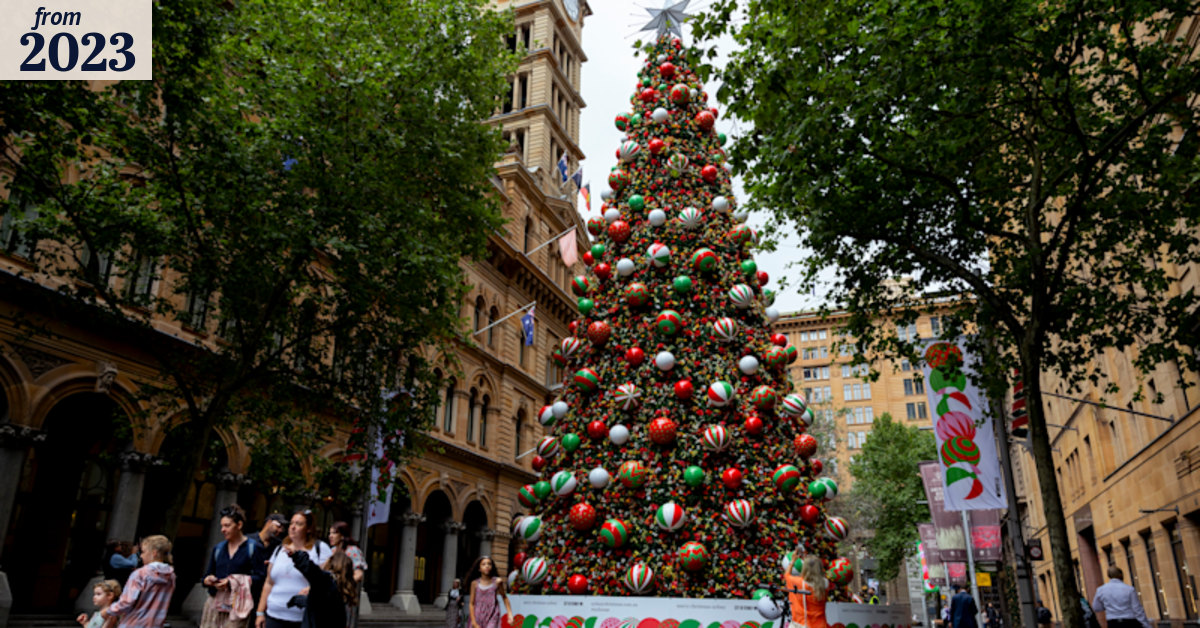 The Christmas tree at Martin Place has something that New York’s doesn’t