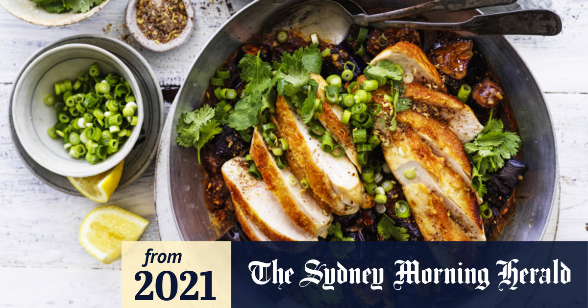 Neil Perry recipe: chicken with fish-fragrant eggplant sauce