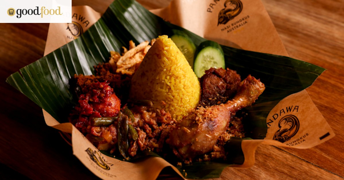 Pandawa Nasi Bungkus Indonesian in Sydney CBD specialises in wrapped ...