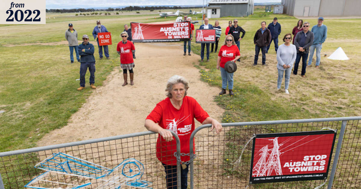 Inside Melton: Power line protest sparks up for state election