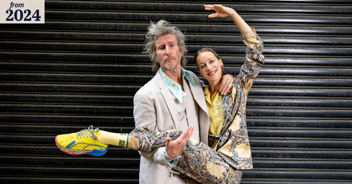 Two of us: You Am I’s frontman Tim Rogers and Alice Topp