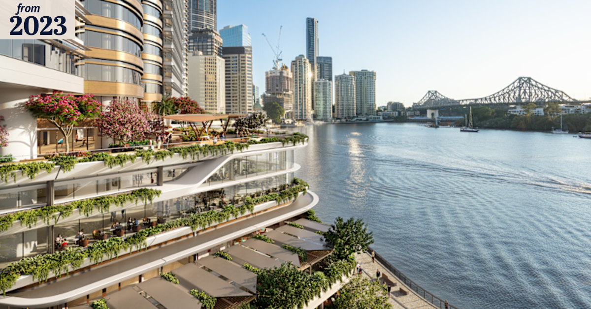 $2.5 billion Waterfront Brisbane project gets a facelift before it’s ...