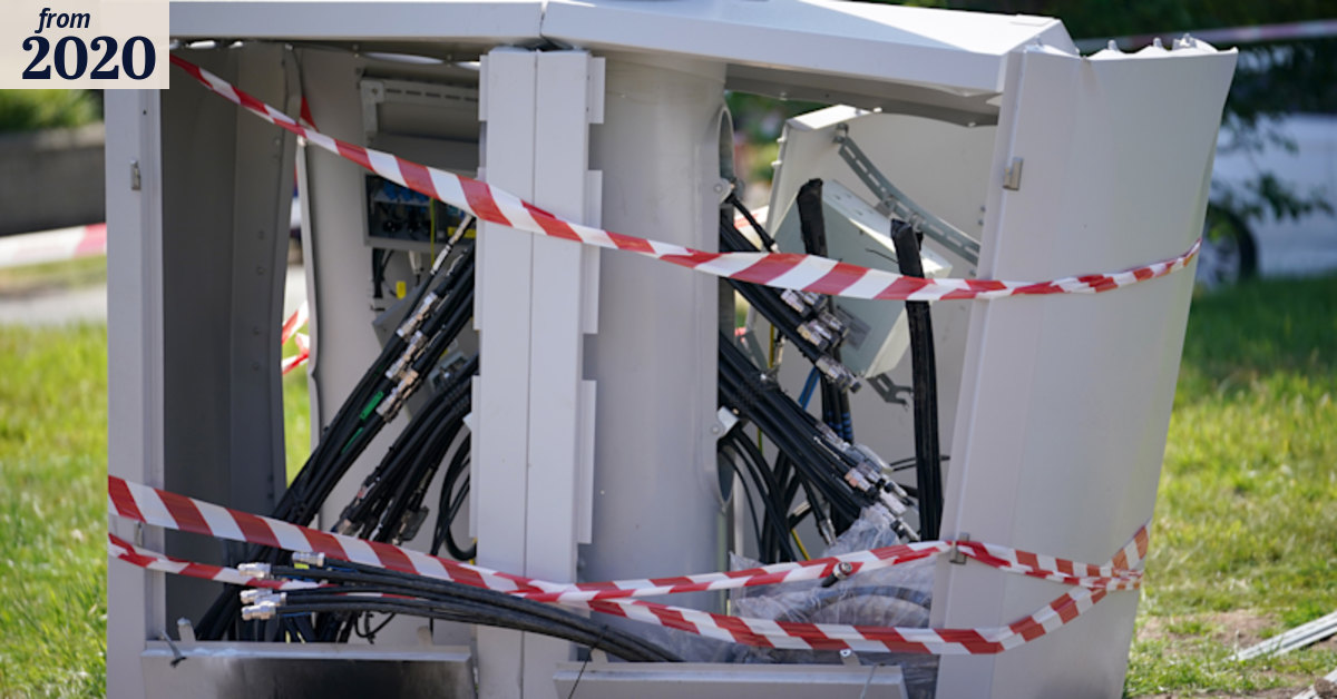 Over 140 arson attacks on 5G infrastructure in Europe