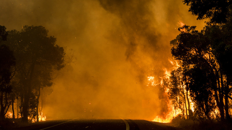 Bushfire prompts evacuation warning in Western Australia's Mid West ...