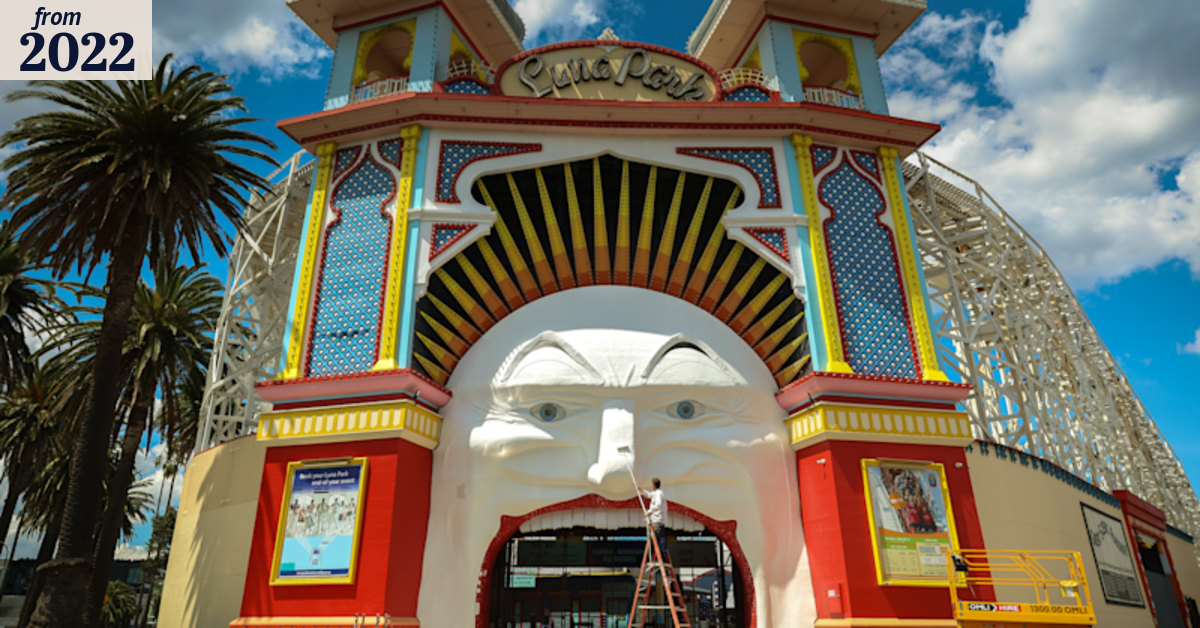 Mr Moon gets a touch up in Melbourne’s biggest facelift