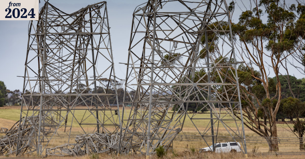 Victoria power outage: More than 1000 transmission towers are rusty and ...