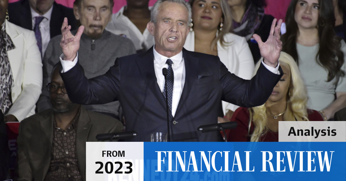 US presidential election 2024: John F. Kennedy jnr’s challenge gives ...