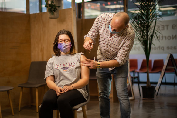 Young Victorians keen to get the AstraZeneca vaccine