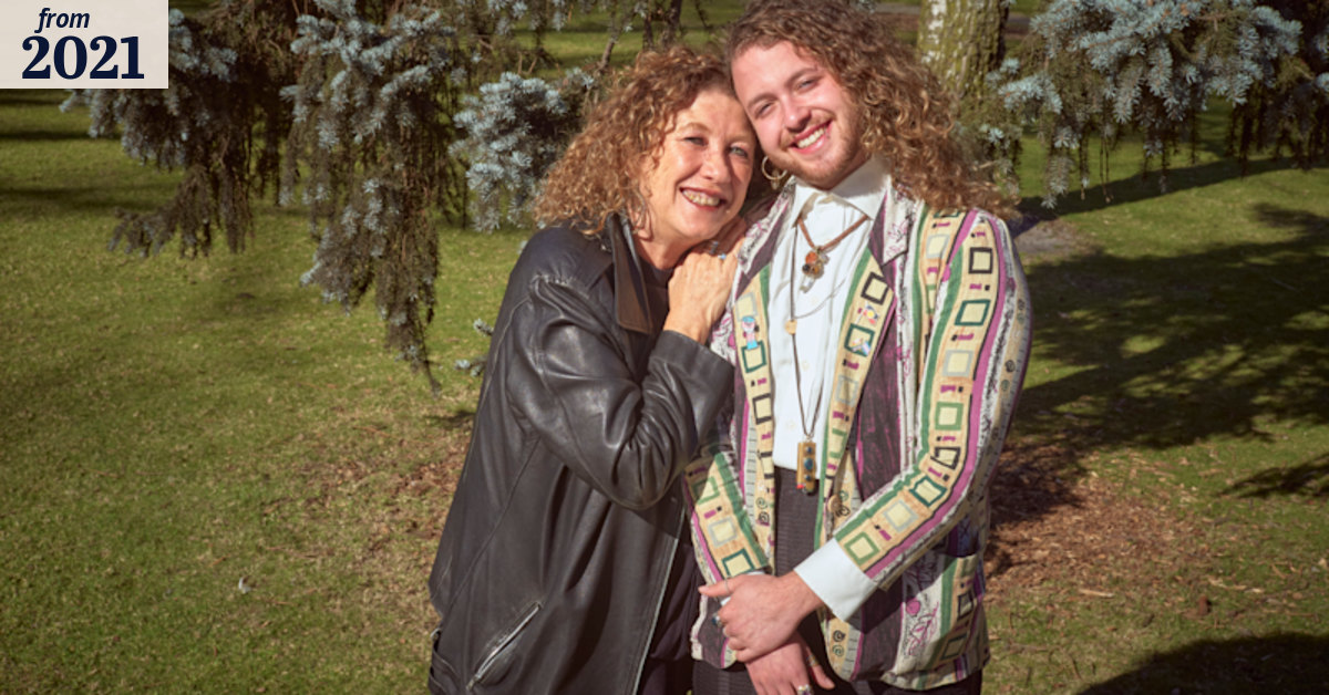 Two of Us with non-binary author Nevo Zisin, and their mother Sharon ...