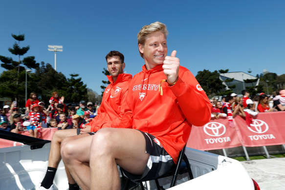 AFL grand final parade 2024 LIVE updates: Sydney Swans, Brisbane Lions ...