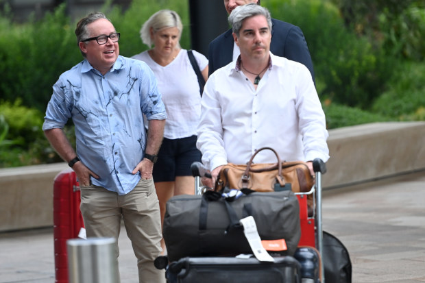 QAN ASX: Alan Joyce lands in Sydney after extended absence from Australia