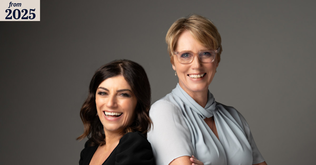 Zoe Daniel hits the stage with Angela Pippos
