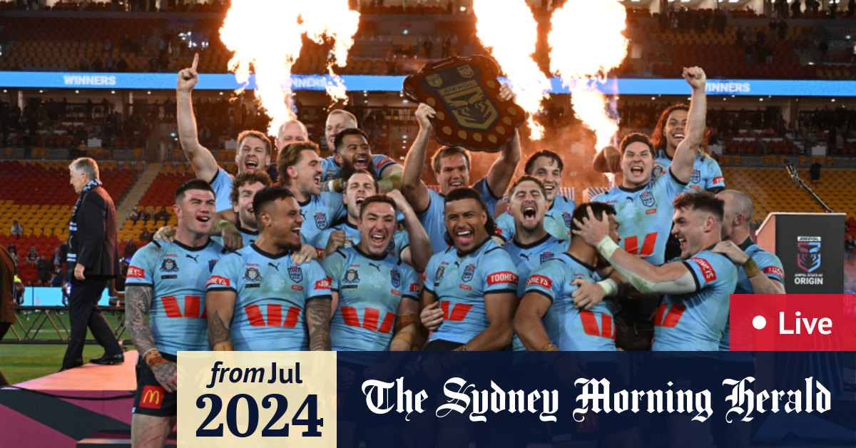 State of Origin 2024 game 3 LIVE updates: NSW Blues v Queensland ...