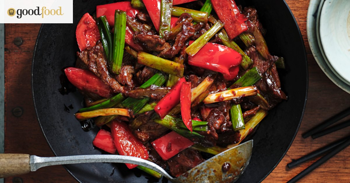 Sichuan beef stir-fry recipe