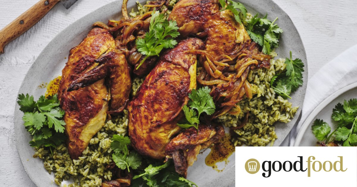 Adam Liaw’s coriander chicken with green rice recipe for store-bought ...
