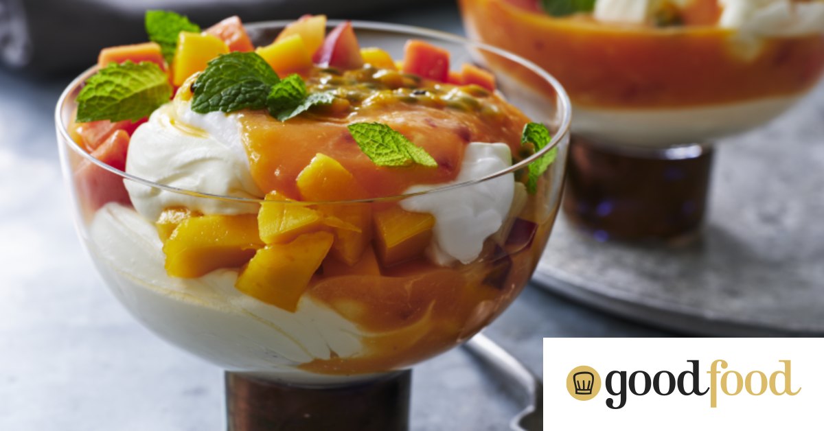 Fruit dessert recipe: Adam Liaw’s tropical fool