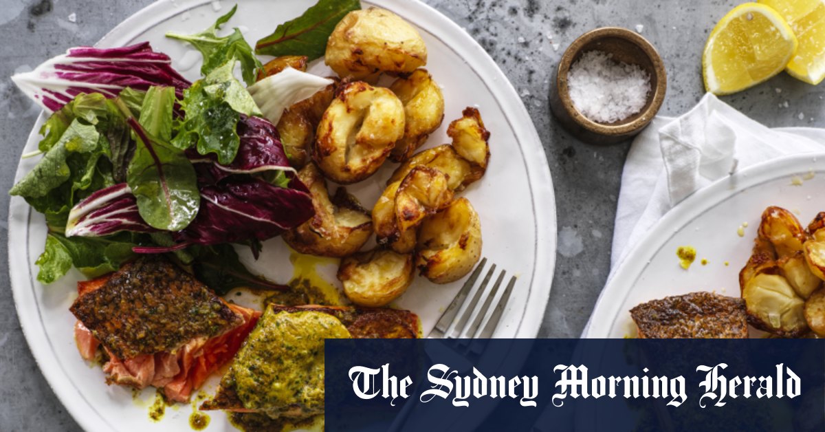 Neil Perry recipe: crisp-skin ocean trout with curry butter