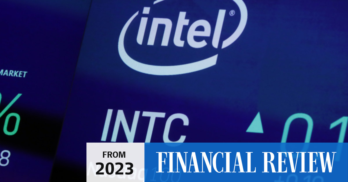 Intel shares plunge 10pc after steep decline in personal computer sales