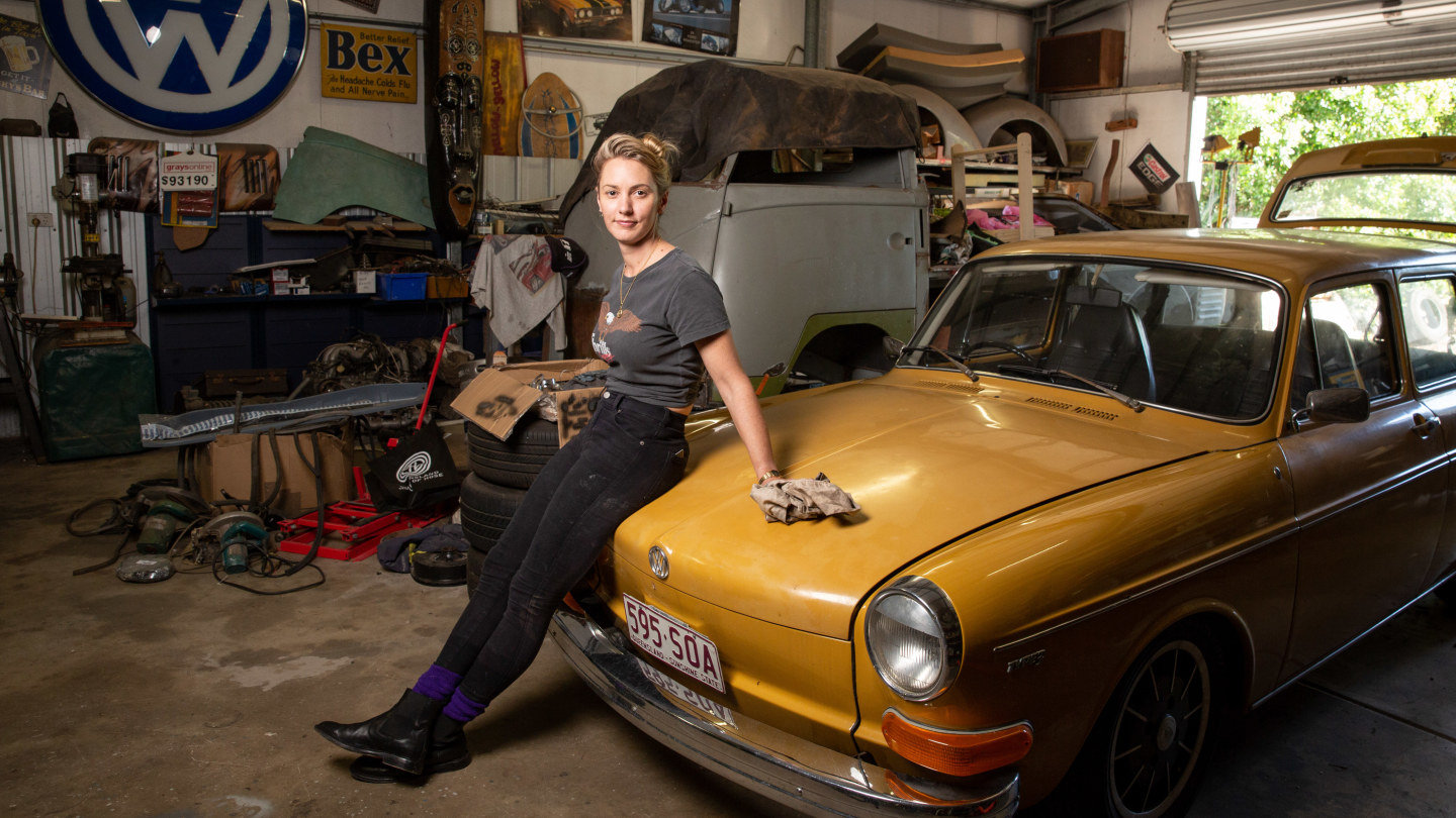 The young head chef who restores cars on the side