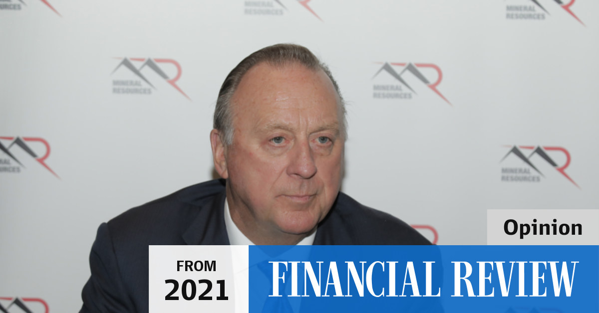 Mineral Resources chief Chris Ellison