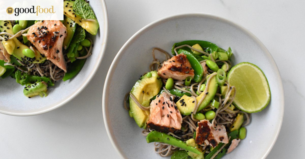 Sarah Pound recipes for high-fibre vegetable soup, salad and salmon for ...